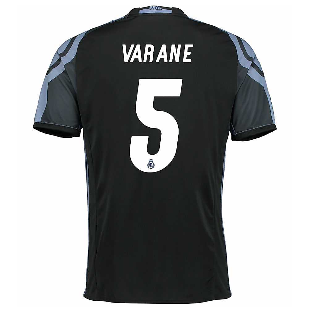 Camiseta 3ª Real Madrid 2016/2017 Varane UCL Negro