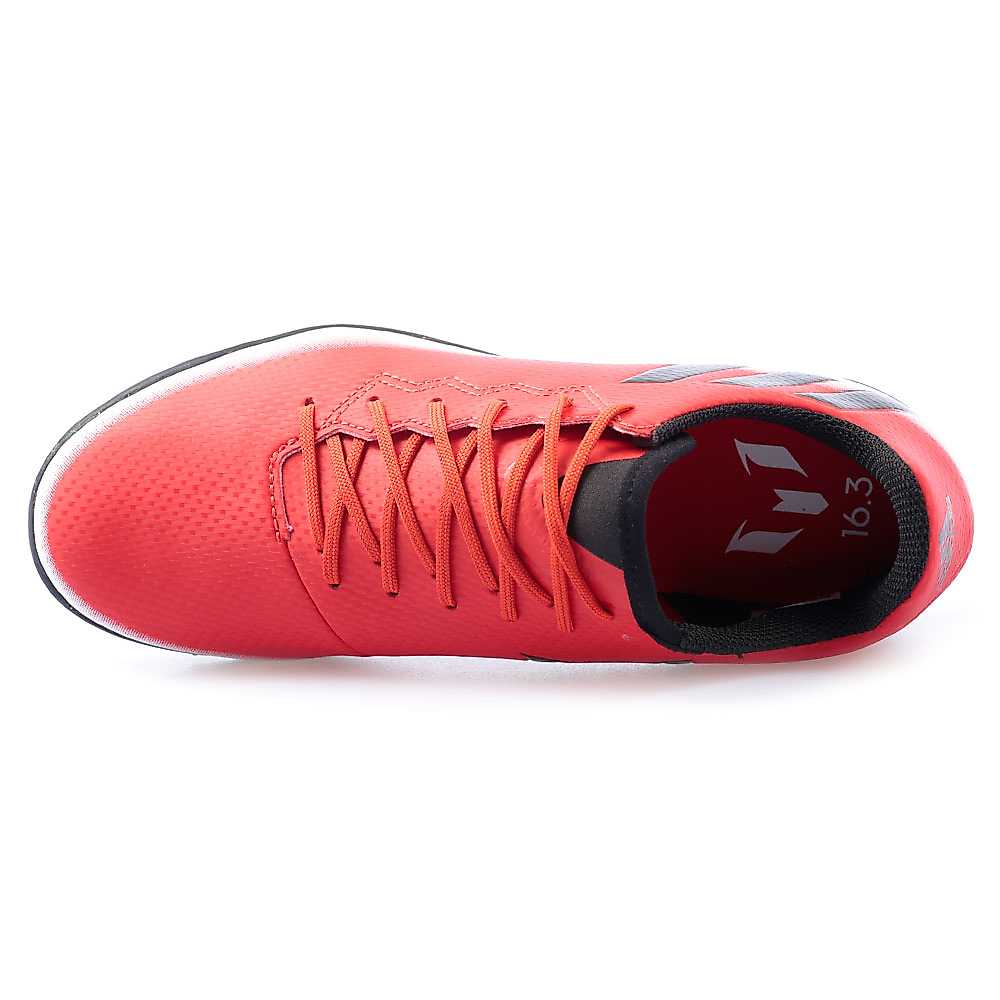 Botas de Fútbol Messi 16.3 Junior TF Rojo Negro