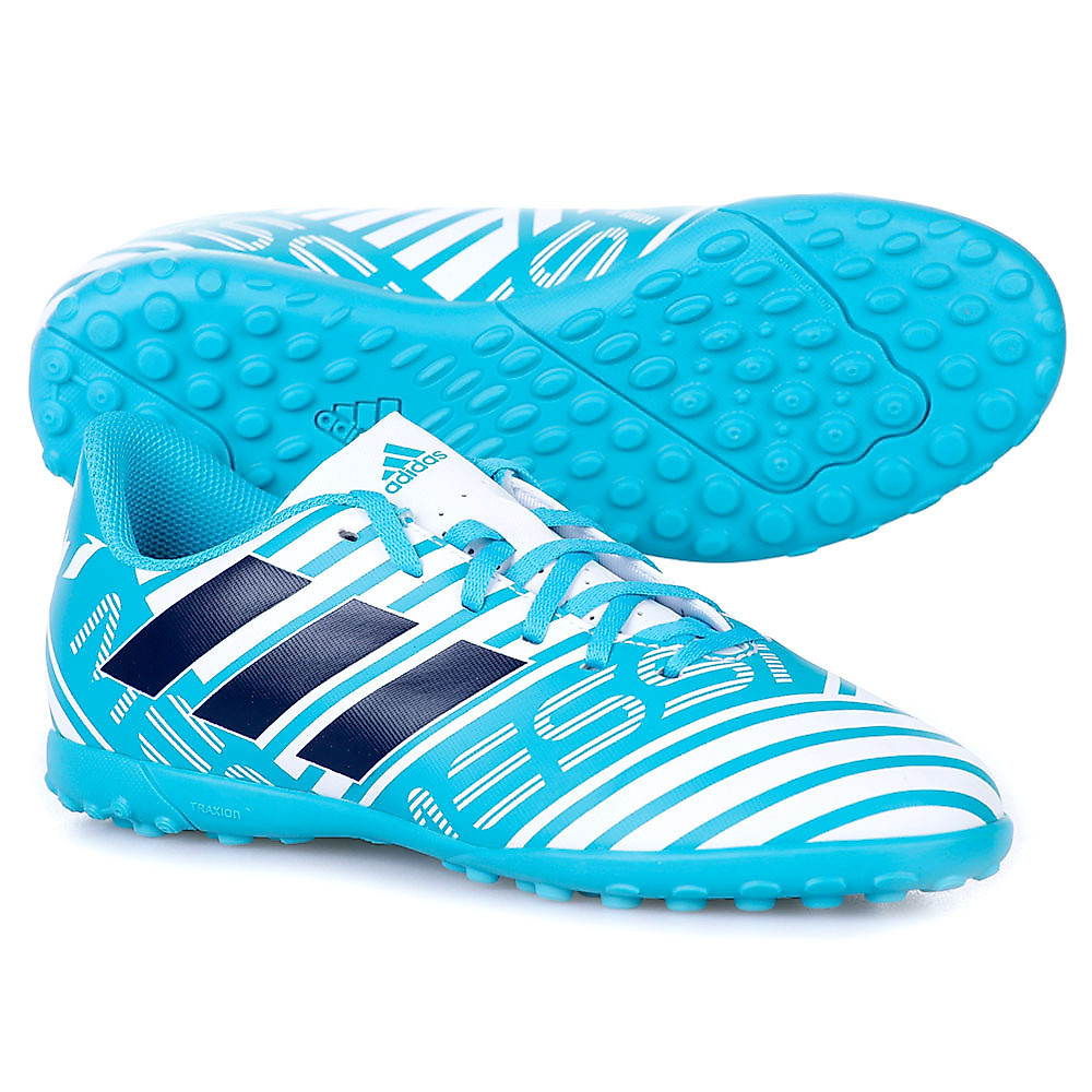 Botas de Fútbol Nemeziz Messi 17.4 TF Junior Azul Celeste
