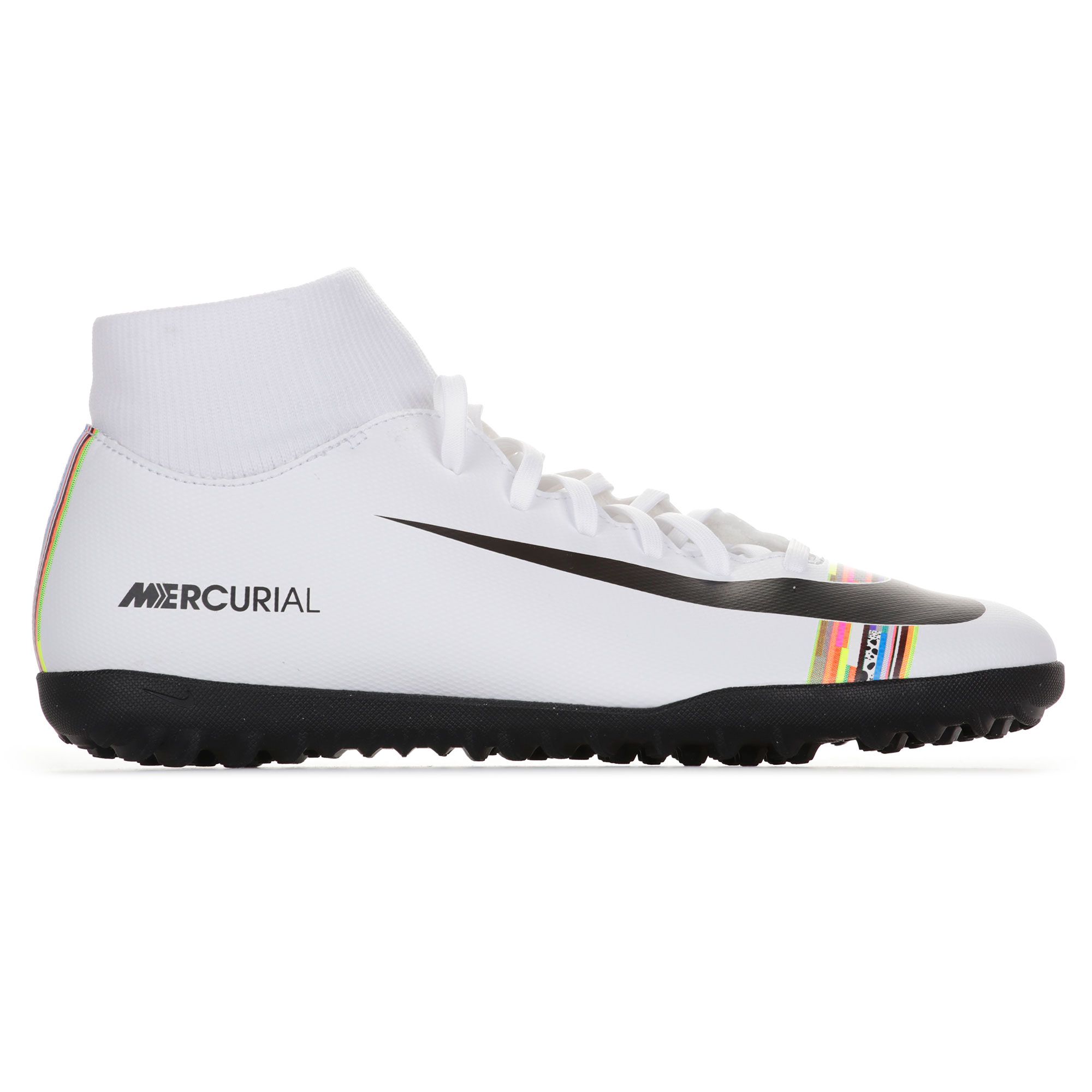 Botas de Fútbol Mercurial SuperflyX VI Club TF LVL UP Blanco